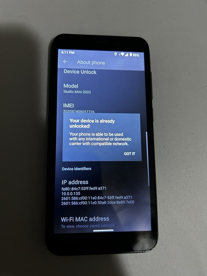 Blu Studio Mini 2023 Black, 32GB, Unlocked, Clean IMEI | eBay