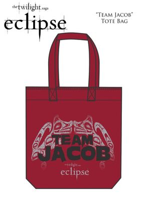 ECLIPSE TOTE BAG Team Jacob twilight red NEW | eBay