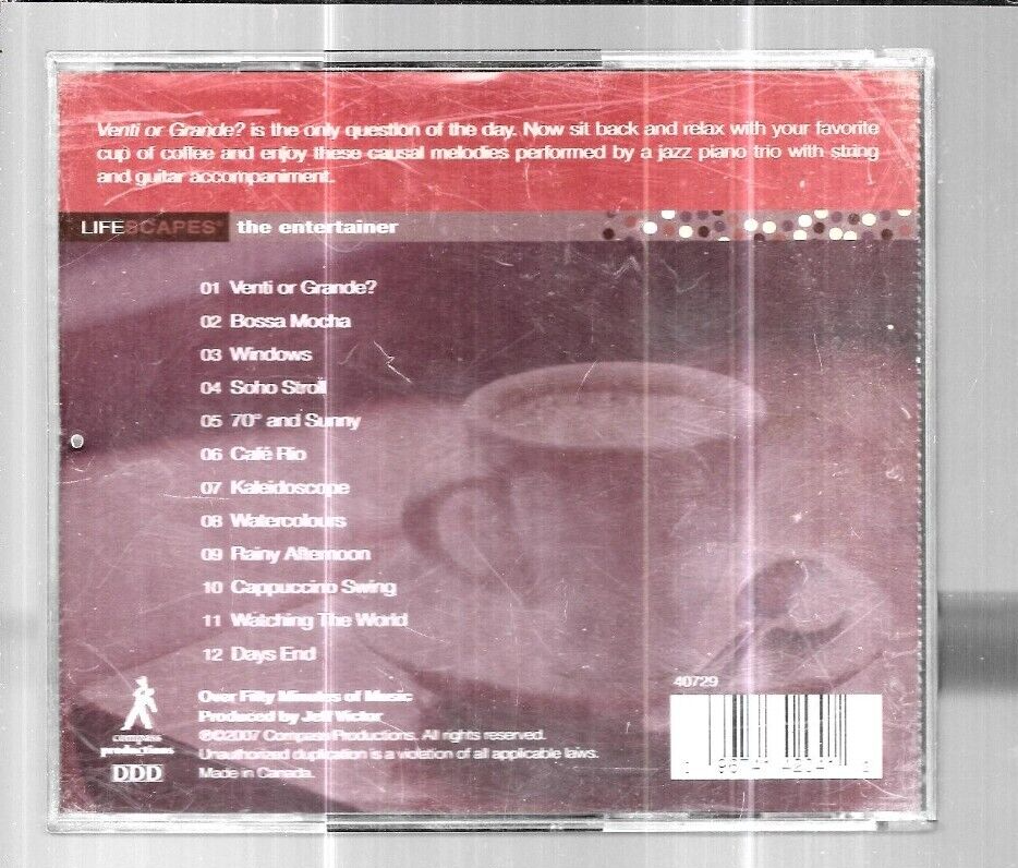 Corner Cafe: Relaxing Jazz by Jeff Victor (CD, 2007, Lifescapes Music ...