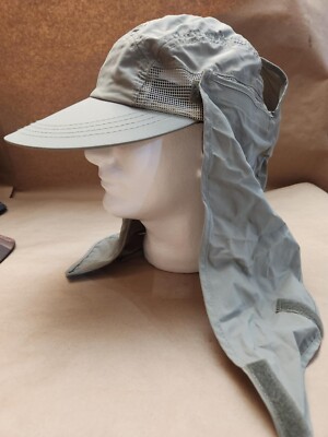 Broner Sun Fishing Hat Cap Long Billed Sun Neck Cover Coolmax | eBay