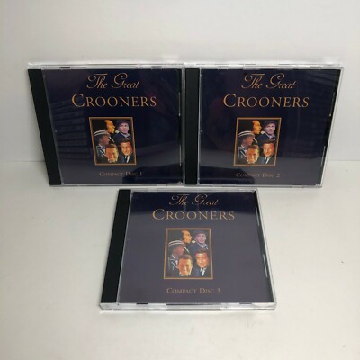 The Great Crooners - 3 CD Set - Tony Bennett Sinatra Como Crosby ...