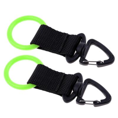 2Pieces Scuba Diving Octopus Holder Webbing Strap Clip Hook, Fits ...