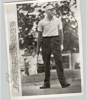 Pro Golfer ART WALL JR @ OLYMPIA FIELDS IL PGA Tour 1961 Press Photo US ...