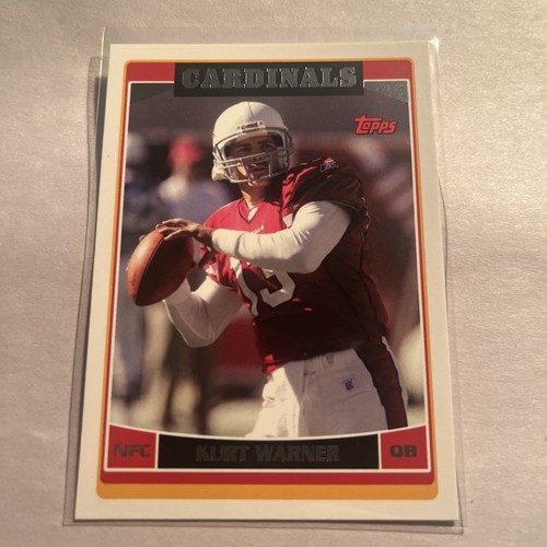 2006 Topps Kurt Warner #240 Arizona Cardinals Northern Iowa University ...