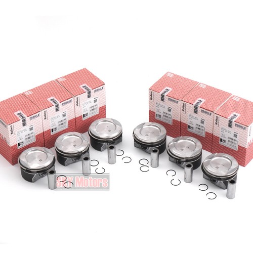 6pcs Pistons & Rings Set Φ22mm for Mercedes-Benz C400 S450 E43 W166 ...