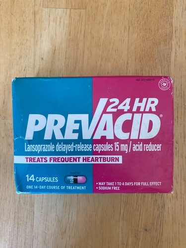 Prevacid 24hr 15mg Acid Reducer 14 Capsules Heartburn | eBay