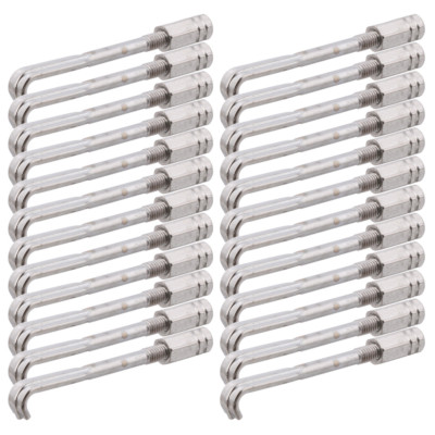 Set of 24PCS Standard Round Banjo Flat Hooks and Nuts | eBay