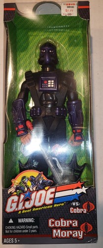Hasbro GI JOE VS COBRA Cobra Moray 12" Action Figure New Sealed 2002 | eBay