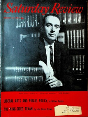 Saturday Review Magazine August 15 1959 Allen Drury George Sessions ...