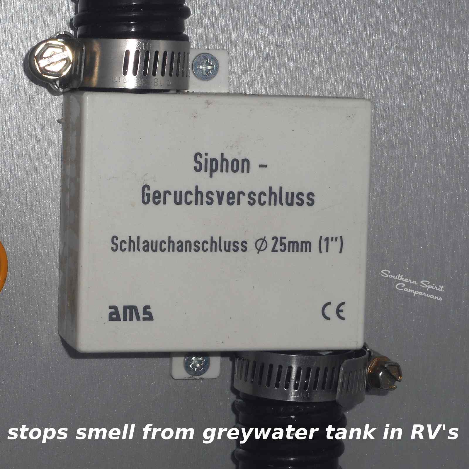RV caravan ODOUR STOP S - no more smell grey water tank - sink drain ...