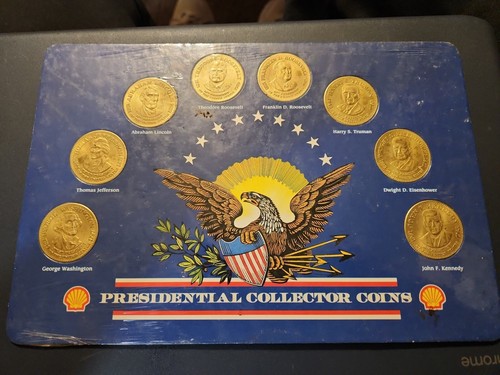 1992 SHELL Presidential Collector Coins ~ ( 8 ) Coins | eBay
