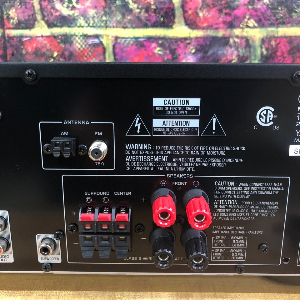 Yamaha Natural Sound 5.1 AV Receiver RX-V373 - HDMI - Excellent Sound ...