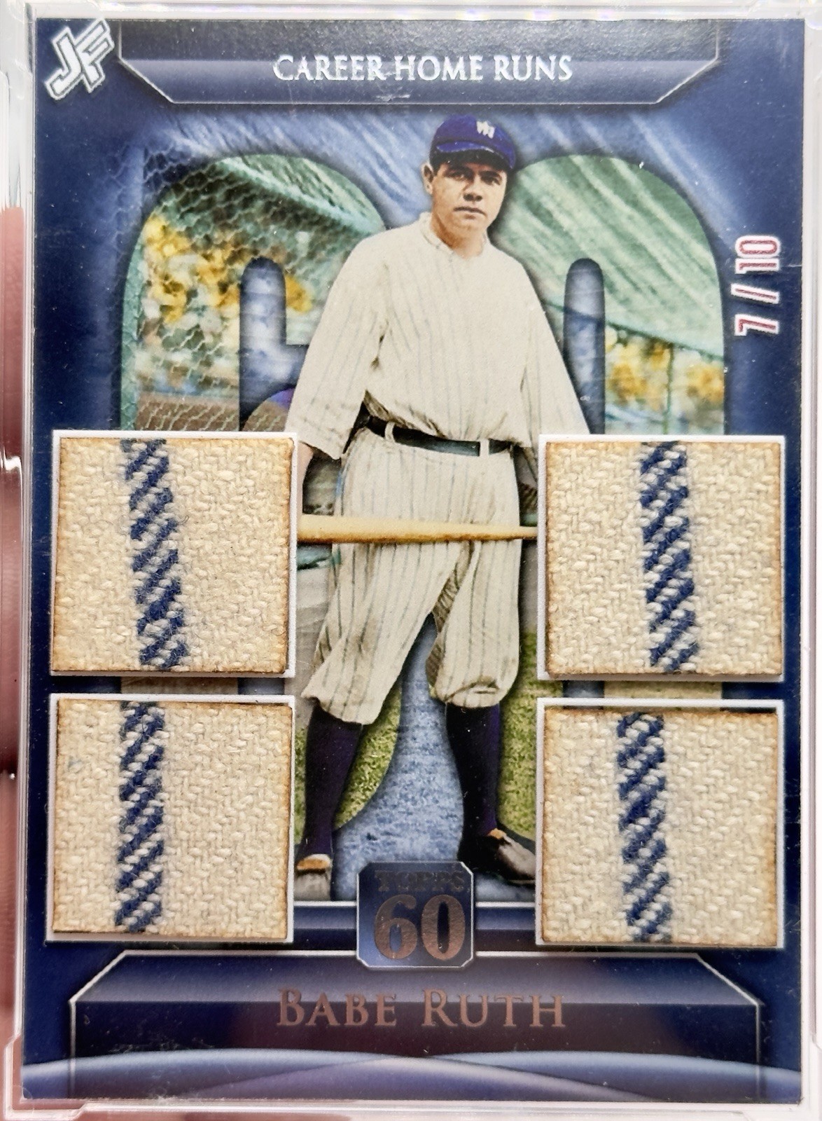 Babe Ruth Jersey Fusion Quad Player Worn 1940-41 Pants Patch Relic /10 ...