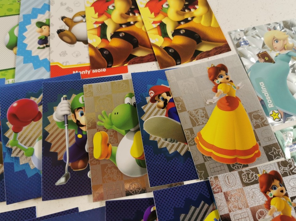 Super Mario Panini 50+ Trading Cards Job Lot Limited Edition Rosalina ...