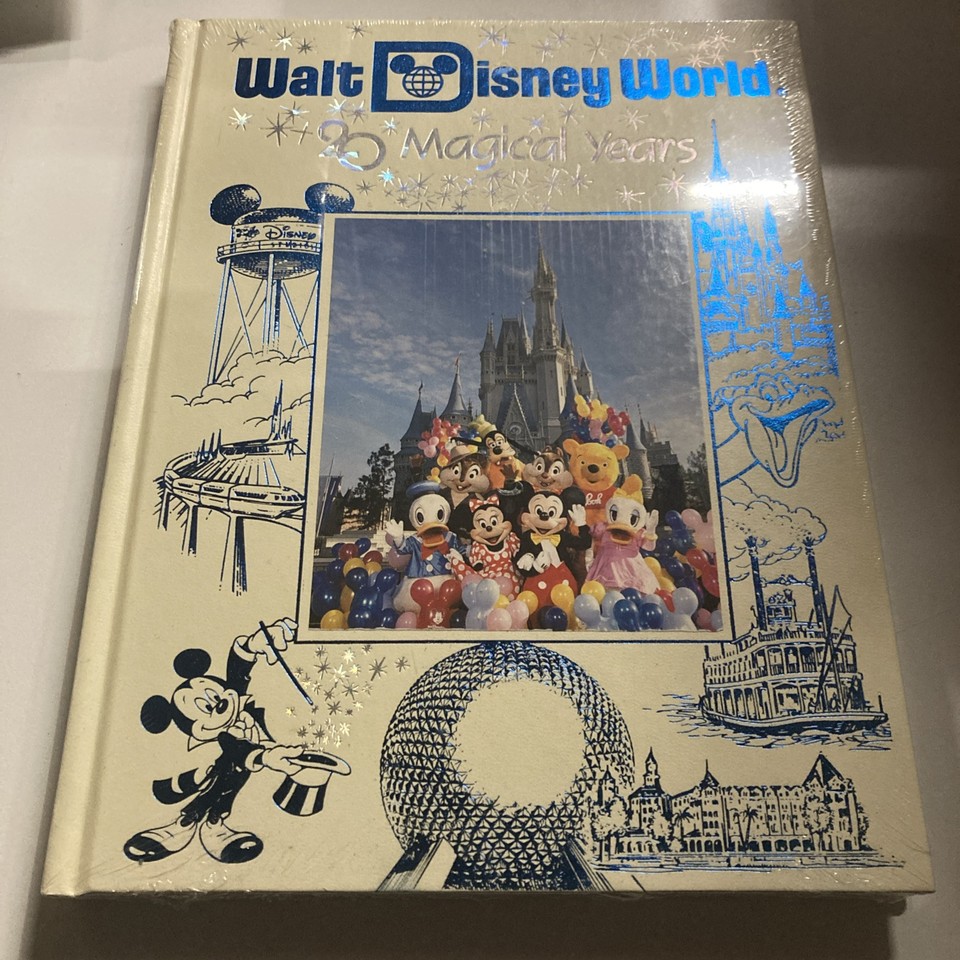 Walt Disney World 20 Magical Years Book Hardcover New Sealed Keepsake ...