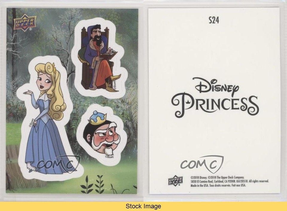 2019 Disney Princess Stickers King Stefan Hubert Sleeping Beauty #S24 ...