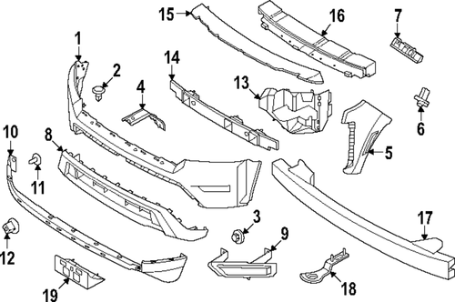 Genuine Nissan 2022-2024 Frontier Upper Retainer 62290-9BU1A | eBay