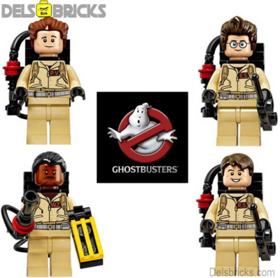Ghostbusters set of 4 Lego Minifigures custom toys Delsbricks | eBay