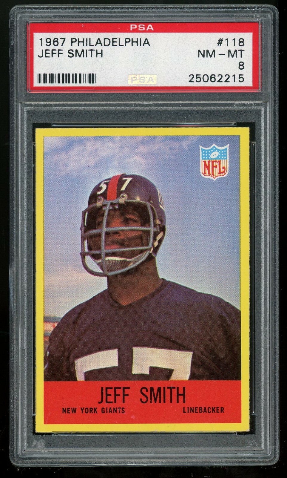 1967 Philadelphia #118 Jeff Smith PSA 8 NM-MT #25062215 **DEC21** | eBay