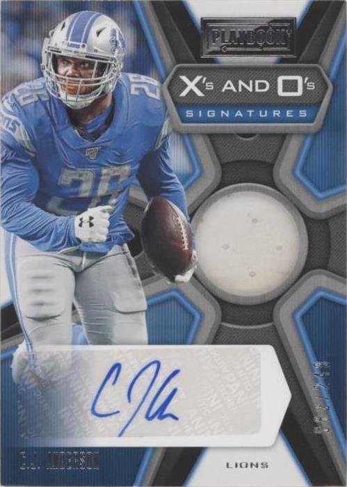 2019 Panini Playbook - X's and O's Signatures C.J. Anderson #XO-CJ /249 ...