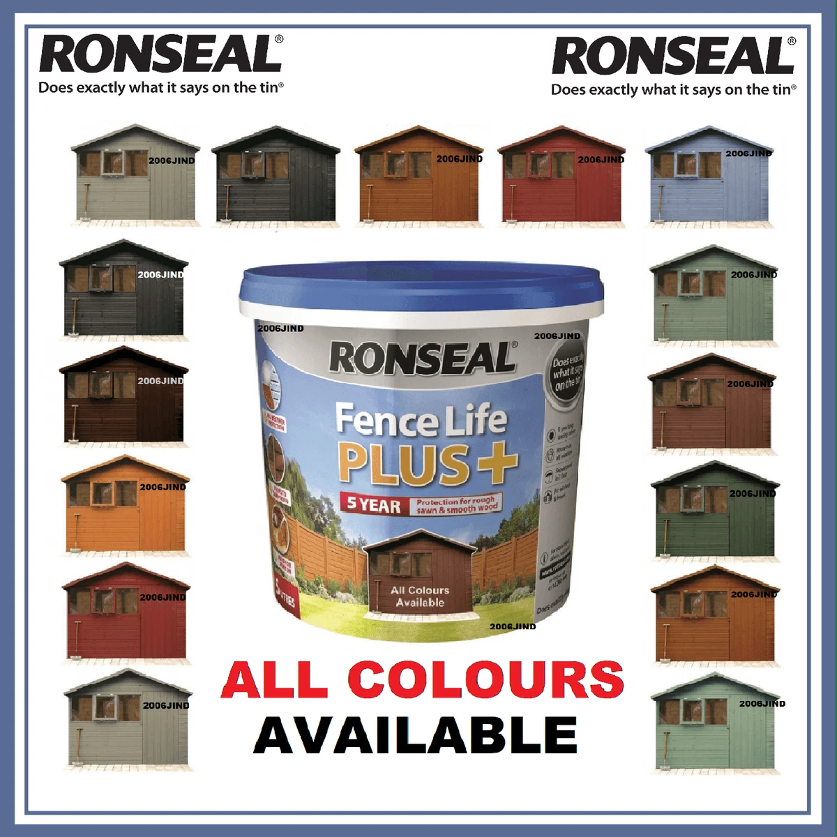 Ronseal Shed Paint Colour Chart | Fasci Garden