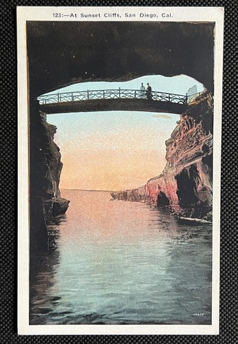 The Bridge at Sunset Cliffs, San Diego, California POSTCARD | eBay