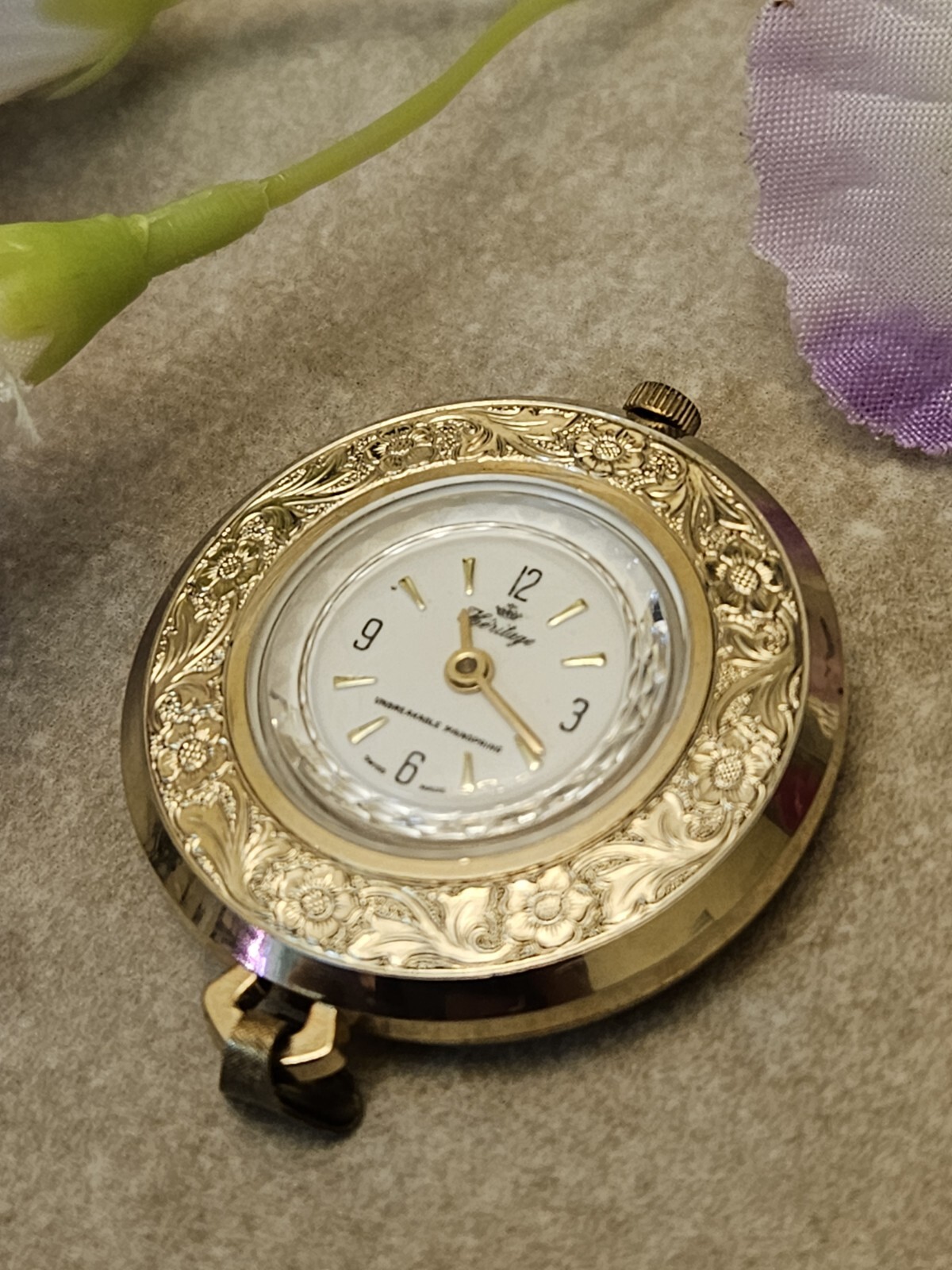 1950's Heritage Unbreakable Swiss Pocket Watch Cycola… - Gem