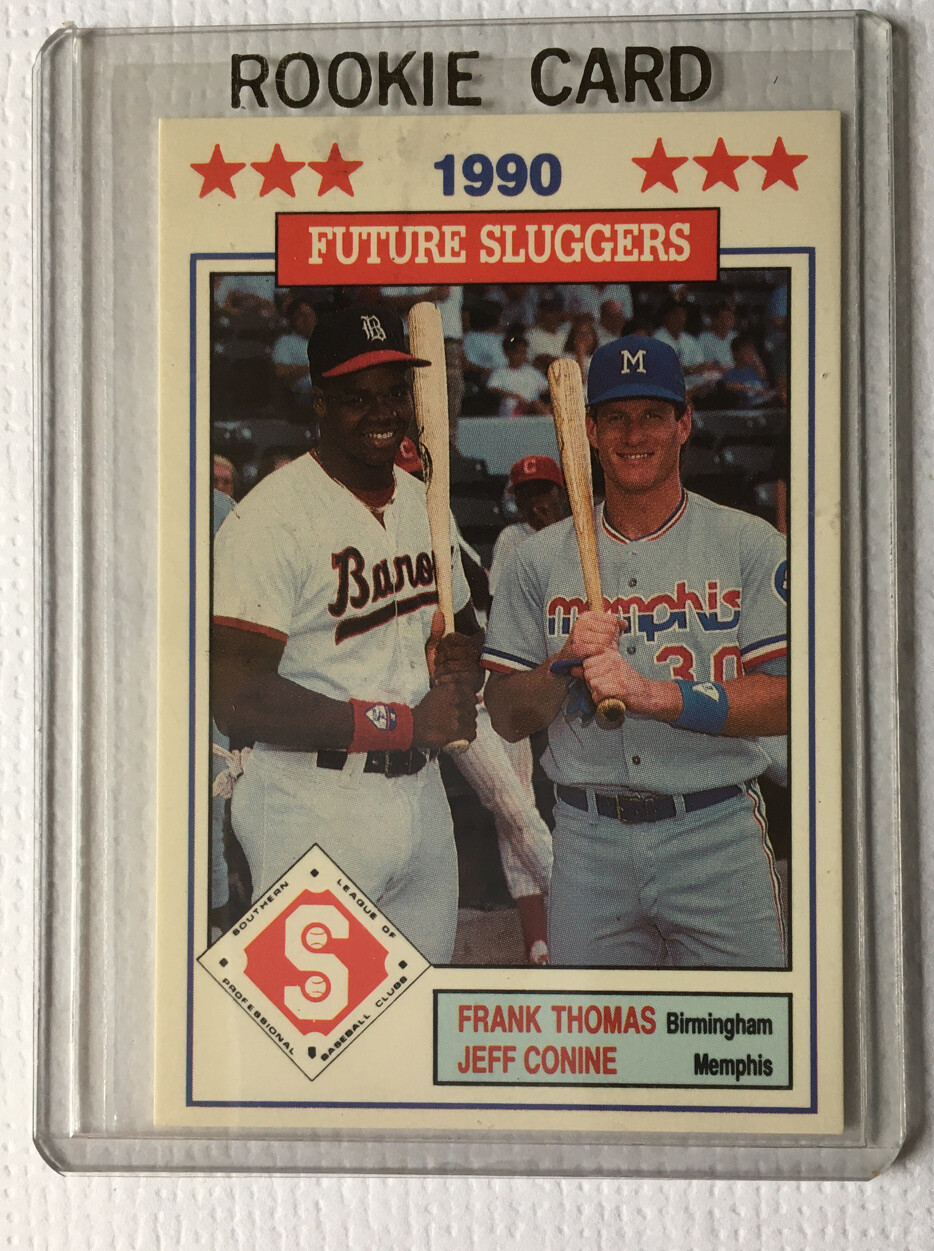 1990 Southern Lea. Frank Thomas ROOKIE #46 Future Sluggers/Jeff Conine ...
