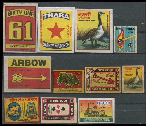 India Vintage 48 Match Box Labels Collection. | eBay