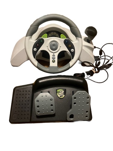 Mad Catz MC2 Racing Steering Wheel and Pedals for Xbox 360 | eBay
