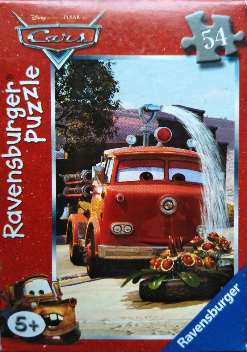 NEW Ravensburger Mini Puzzle 54 piec Disney Cars - RED Fire Truck | eBay