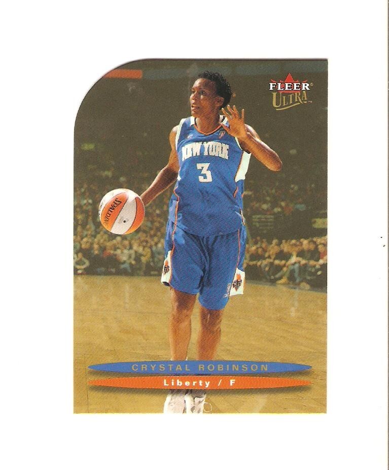 crystal robinson 2003 ultra wnba gold,se okla st,atoka,new york liberty ...