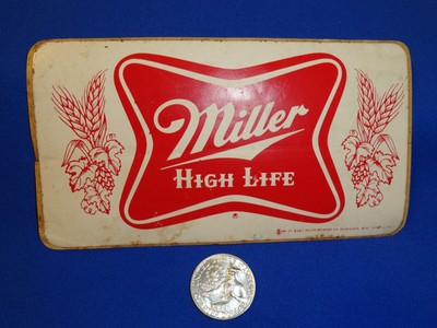 1946 Miller High Life Sticker, Label | eBay