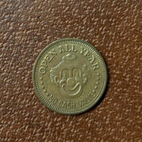 The CIRCUS Fun and Games "Open All Year" Token Vintage Arcade Midway ...