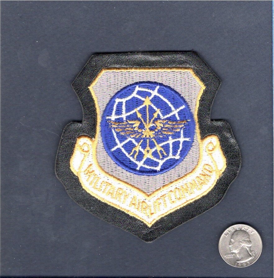 AMC AIR MOBILITY COMMAND USAF AIR FORCE 4" Squadron Patch + V | eBay