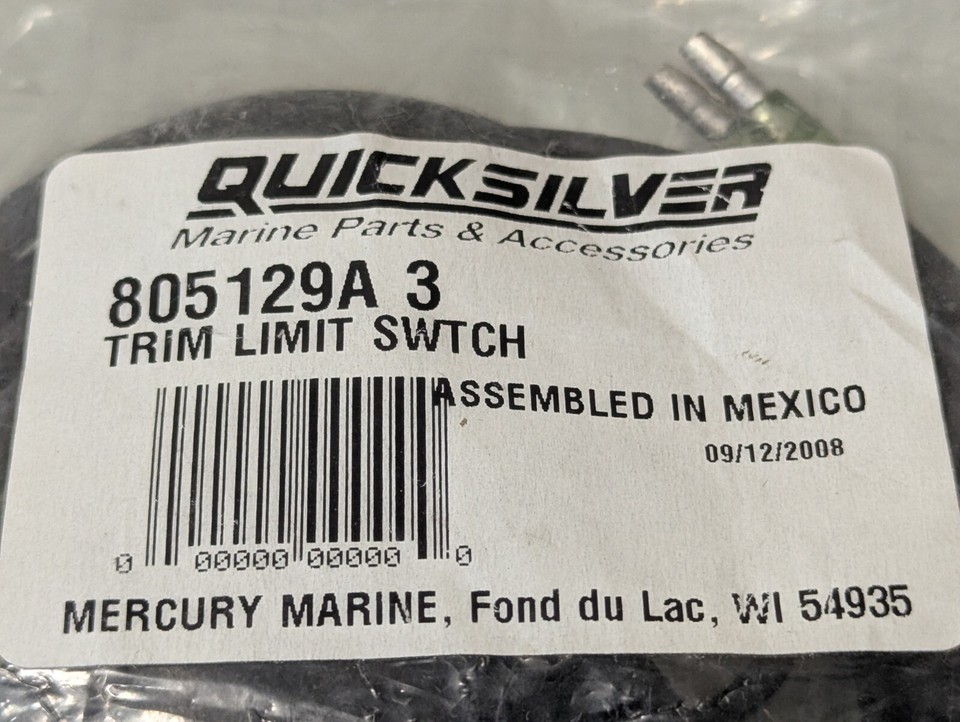 Genuine Mercury MerCruiser Trim Limit Switch 805129A3 NEW OEM | eBay
