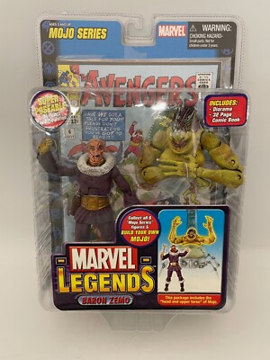 NEW SEALED Marvel Legends 14 - Mojo Series - Baron Zemo - Variant - Toy ...