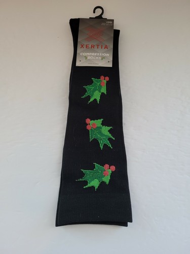 NWT Women's Xertia Christmas Compression Socks/ Sock Size 9-11 Shoe ...