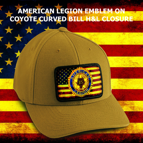 American Legion Emblem Hat Snapback Cap US Flag Patch | 6 Colors Curved ...