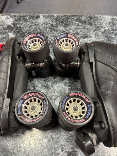 Pacer 429 Pro Series Quads Skates Womens 5 Black Broadway Labeda Wheels ...