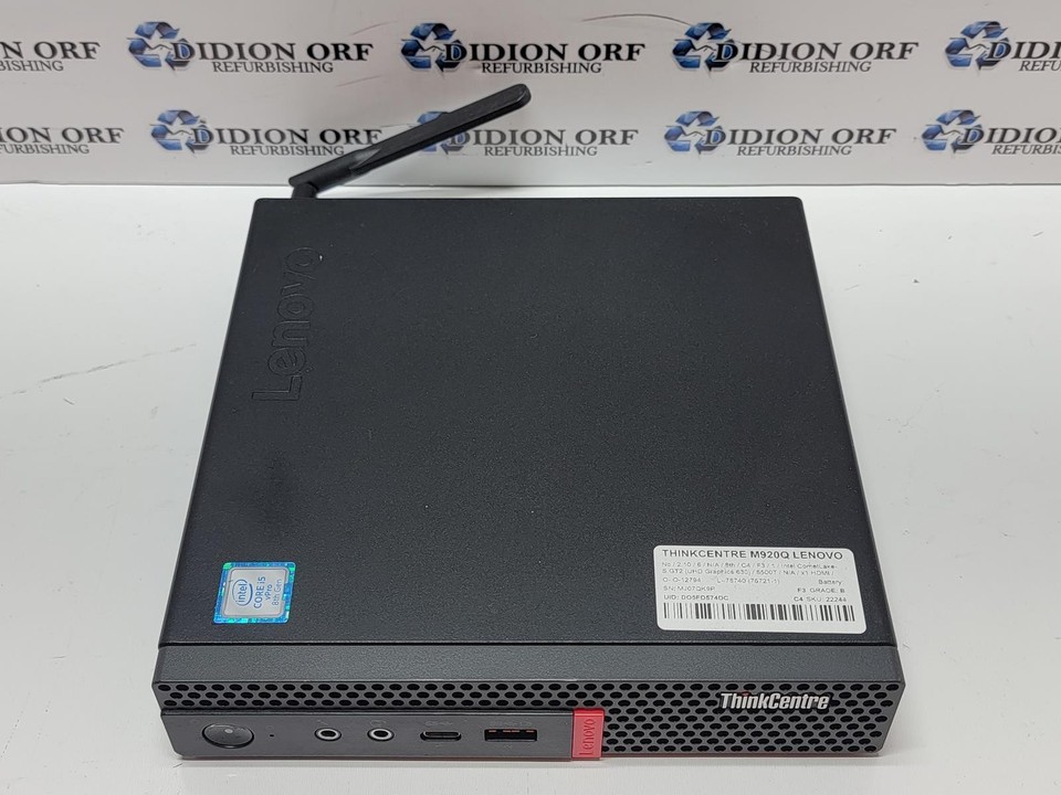 LENOVO THINKCENTRE M920Q i5 8500T 2.10GHz 4 GB RAM No HDD/SSD NO OS SKU ...