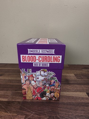 Horrible Histories Blood Curdling Box of Books 20 Books Paperback Box ...