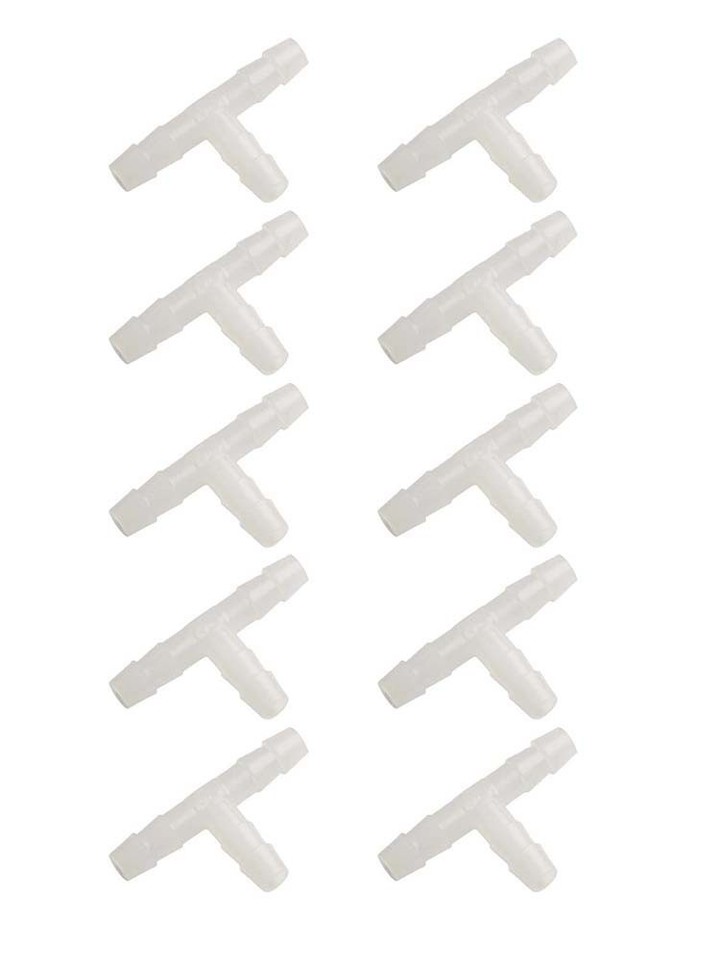 T-Hose Fittings Tee Connector Connector T-type Tee White Hose Connector ...