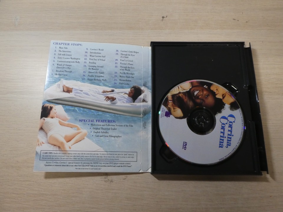 Corrina Corrina DVD 1994 Snapcase Whoopi Goldberg Ray Liotta | eBay
