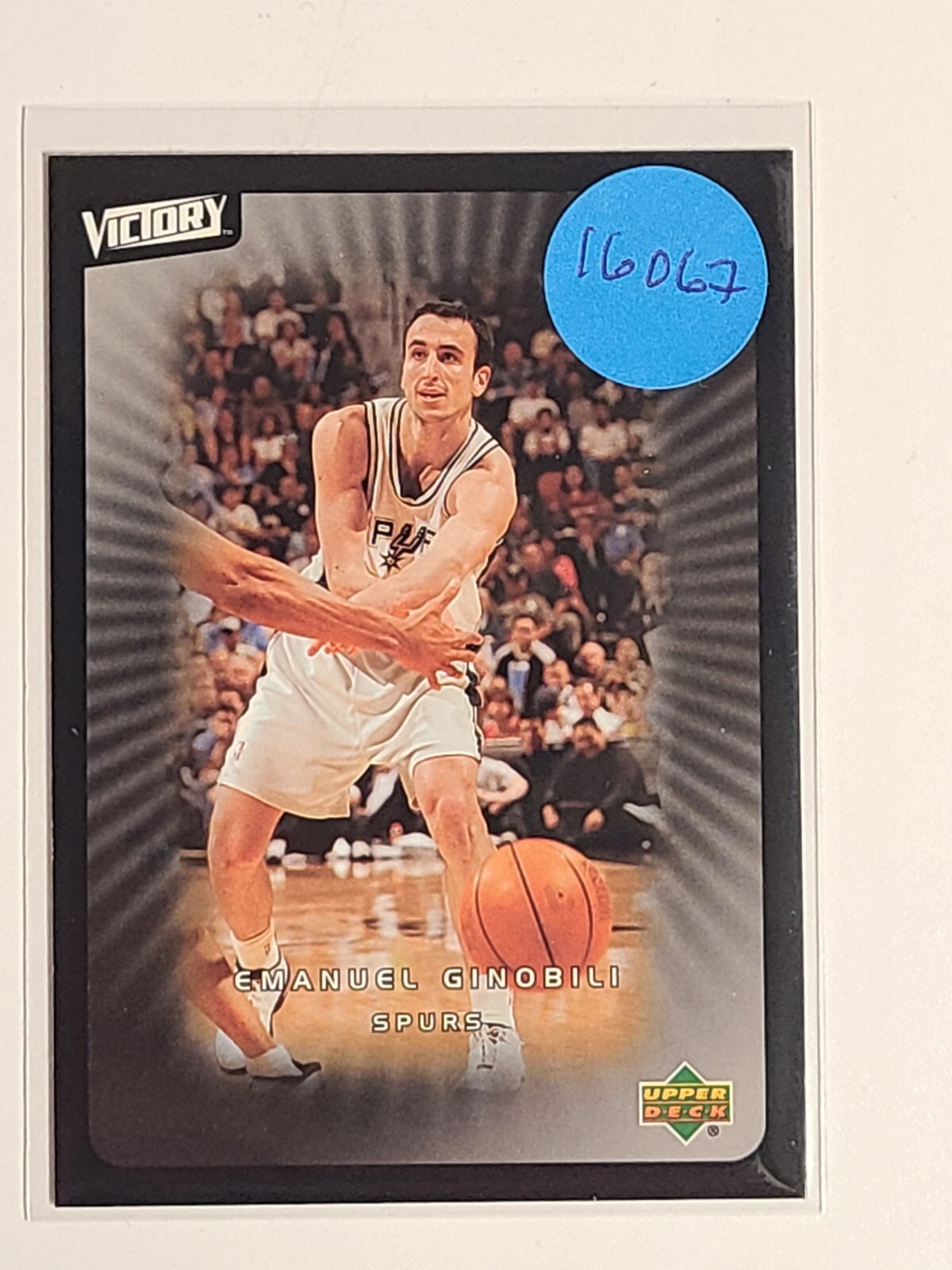 2003-04 Upper Deck Victory San Antonio Spurs Basketball Card #87 Manu ...