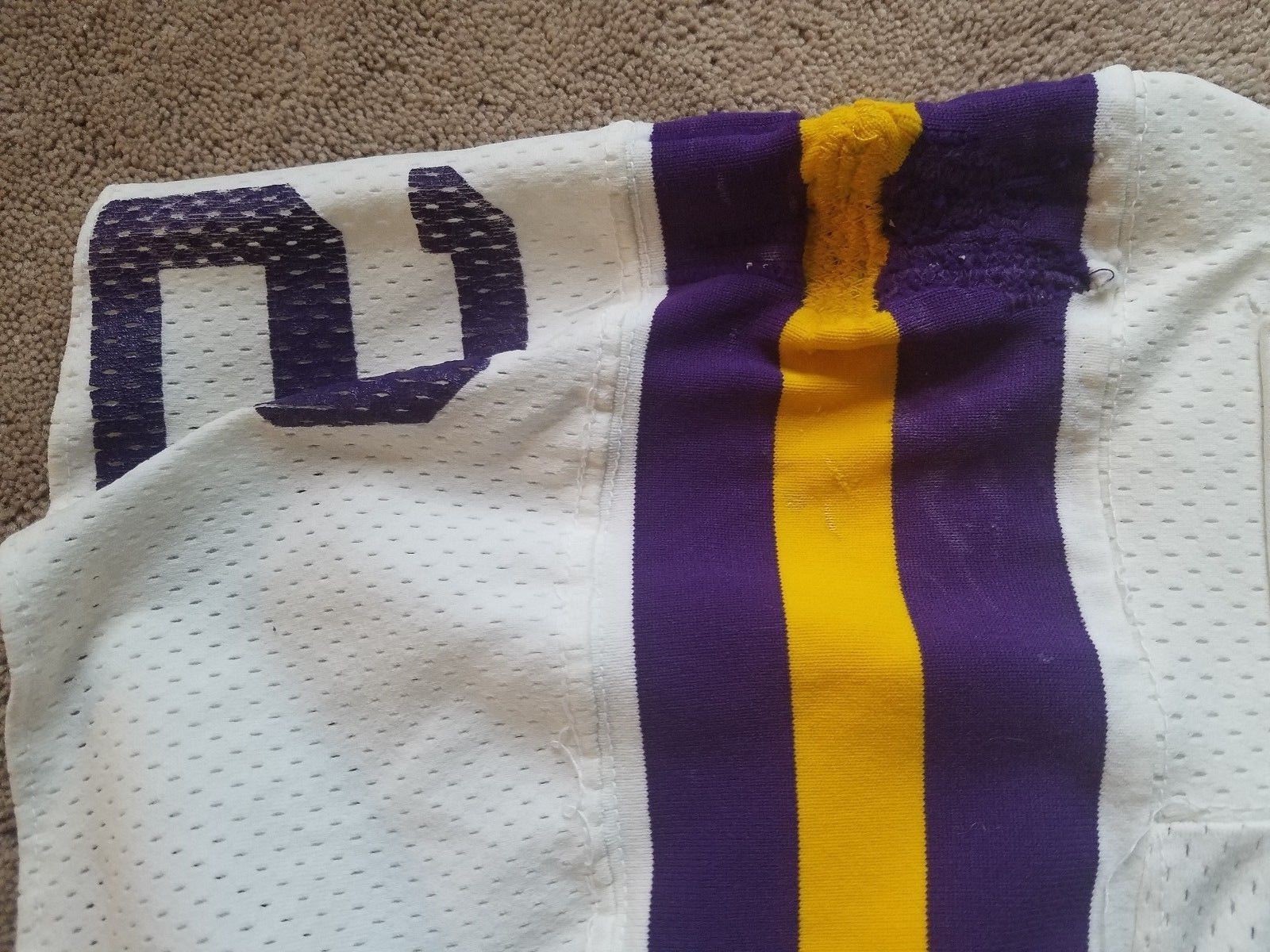 Vintage Minnesota Vikings 52 Randy Rasmussen Sand-Knit Football Jersey ...