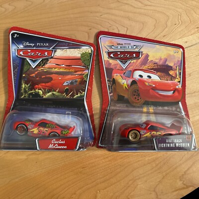 Disney Pixar Cars Cactus McQueen And Dirt Track Lightning McQueen. | eBay