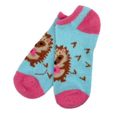 Snugadoo Aloe Infused Ankle Socks Women One Size Soft Fuzzy Novelty ...