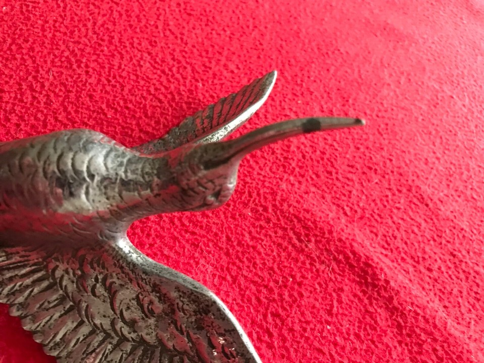 Vintage AEL Car Bonnet hood Mascot Bird Hummingbird | eBay