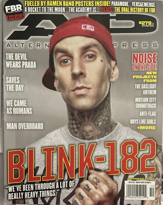 Alternative Press Magazine (October 2011) TRAVIS BARKER - BLINK 182 | eBay
